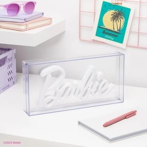Mattel | Other | Barbie Logo Led Neon Pink Sign | Poshmark